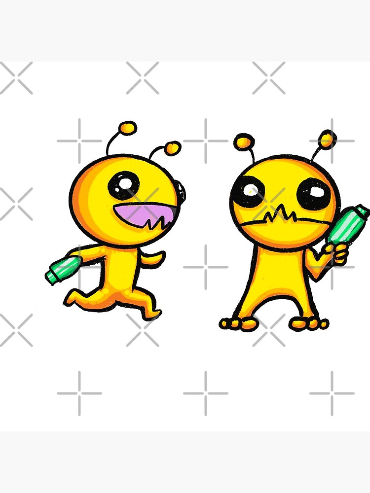 "Alien hominid" Framed Art Print by segathi | Redbubble