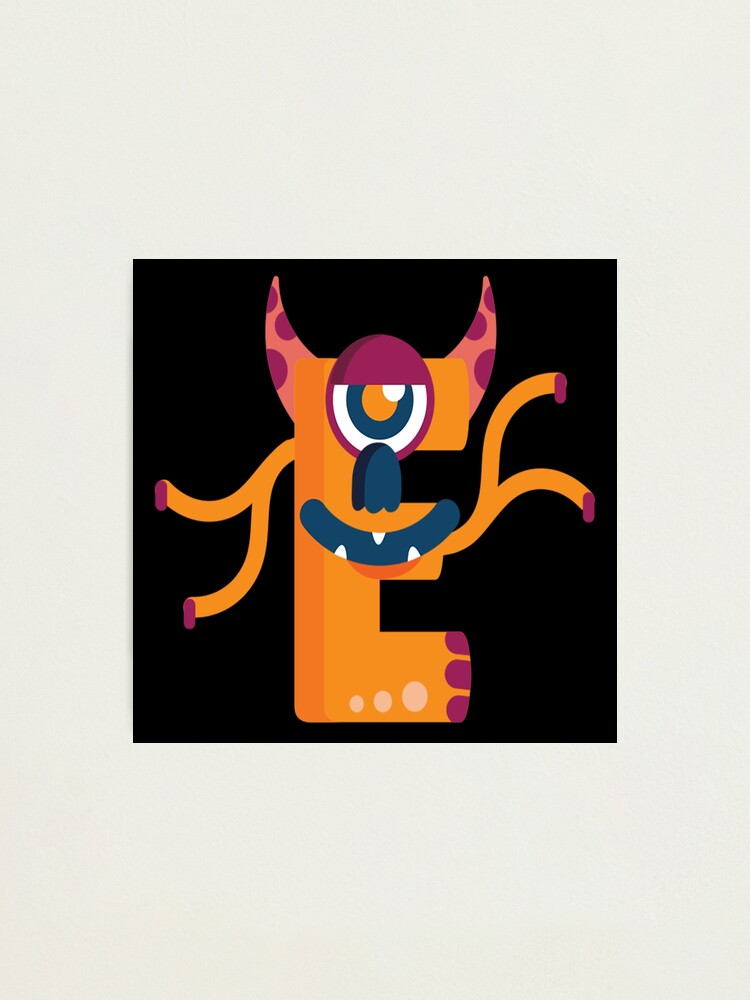 "Monster Alphabet - Alphabet Monsters E" Photographic Print for Sale by ...