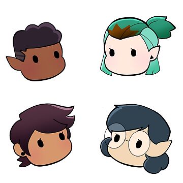 "Chibi Owl House Kids" Sticker for Sale by Jaytaku | Redbubble