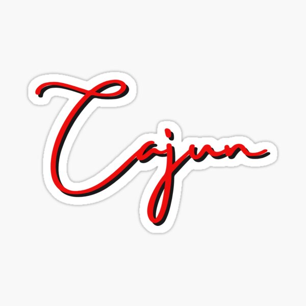 "Cajun" Sticker for Sale by emizlayshop | Redbubble