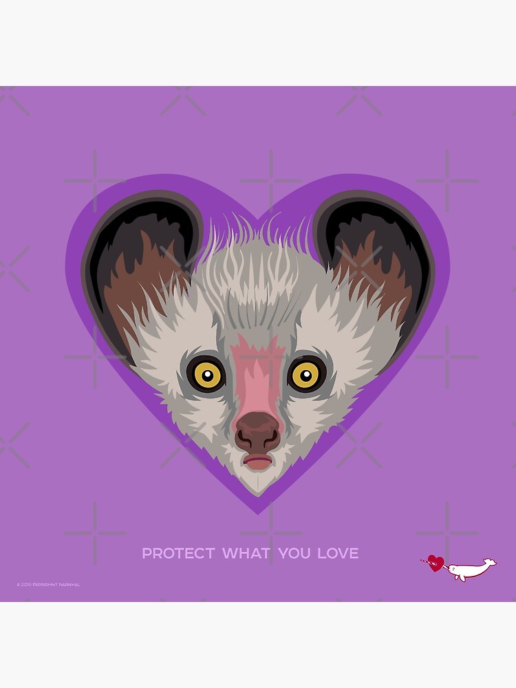"LOVE: Lemurs (Aye-Aye)" Poster for Sale by PepomintNarwhal | Redbubble