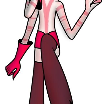 "Angel Dust full body fanart " Pillow for Sale by L3G4LC0N | Redbubble