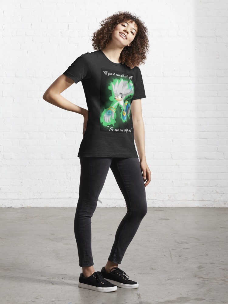 "Silver the Hedgehog" T-shirt for Sale by HFitz-Draw4Life | Redbubble ...