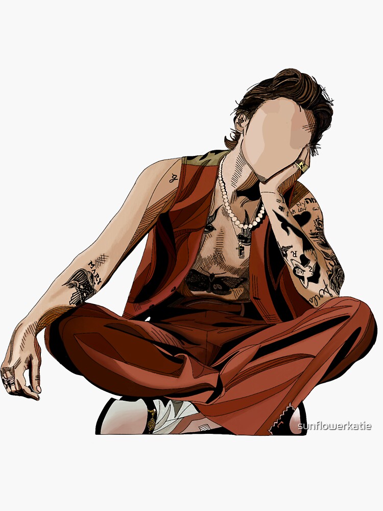 "Harry" Sticker for Sale by sunflowerkatie | Redbubble