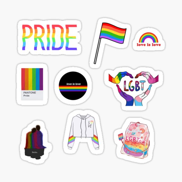 "pride pack" Sticker for Sale by sistermoiyaa | Redbubble