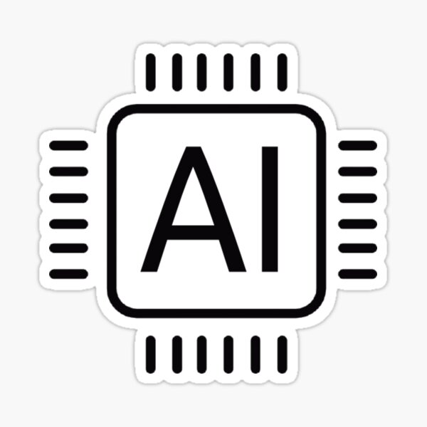 "Artificial Intelligence" Sticker for Sale by Cyebukayire | Redbubble