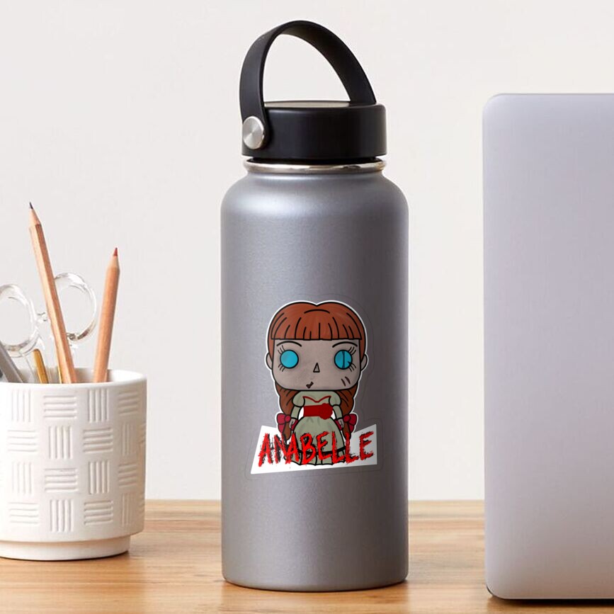 "Annabelle " Sticker for Sale by kimletskreates | Redbubble