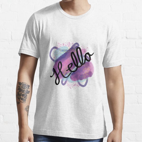"Hello" T-shirt for Sale by raineegrace | Redbubble | hello t-shirts ...