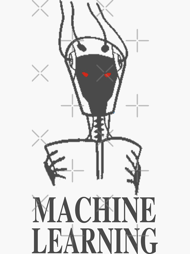"Machine Learning" Sticker for Sale by Cyebukayire | Redbubble