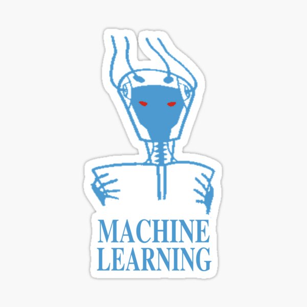 "Machine Learning" Sticker for Sale by Cyebukayire | Redbubble