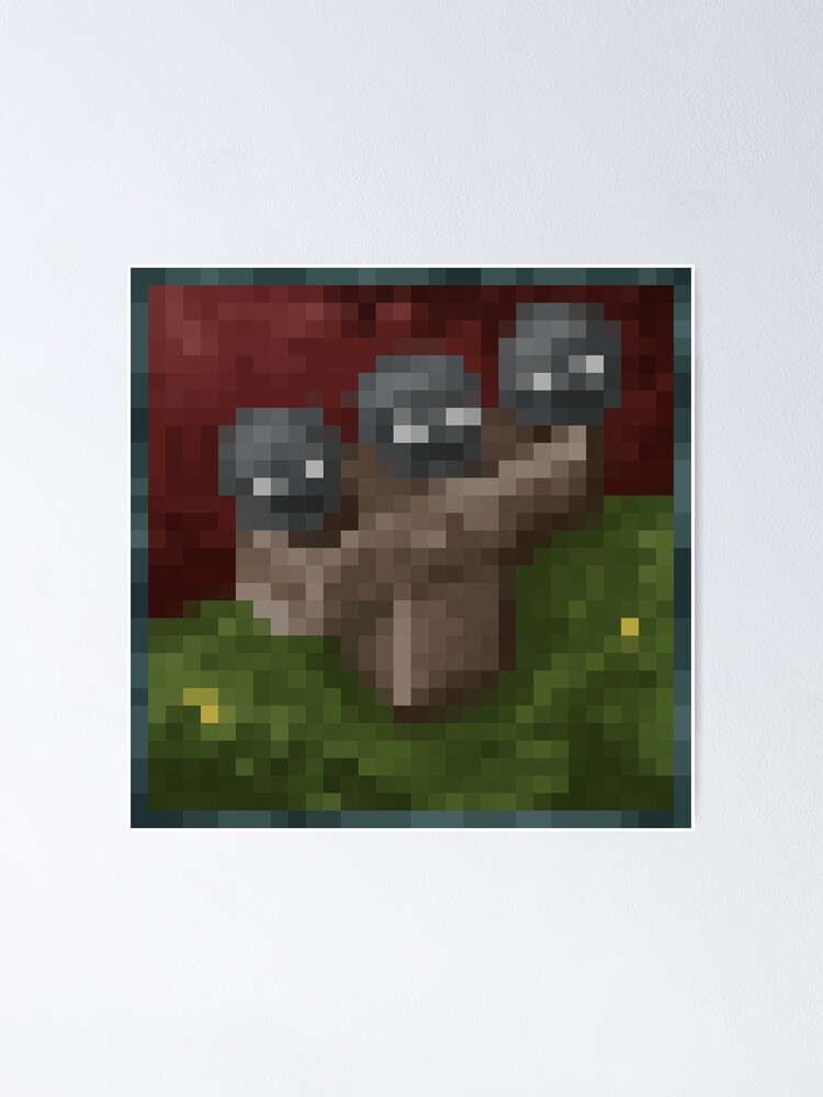 "minecraft wither painting" Poster for Sale by A