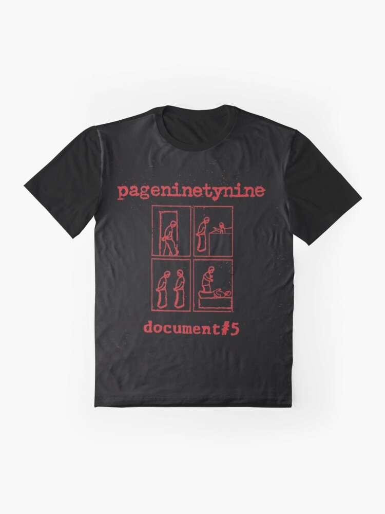 "pg. 99 - document#5" T-shirt for Sale by everythingemo | Redbubble ...