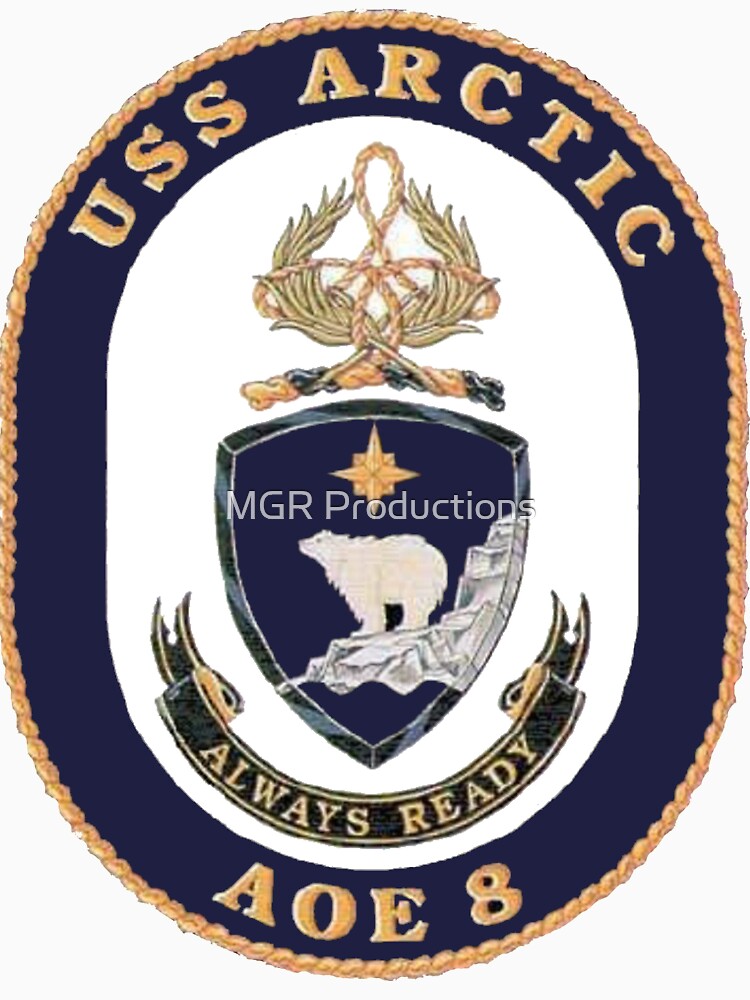 "AOE-8 USS (USNS) Arctic" T-shirt for Sale by Quatrosales | Redbubble ...