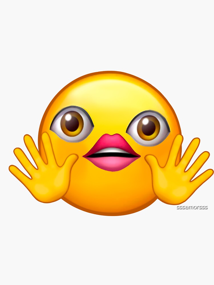"Wait pls... emoji" Sticker for Sale by sssamorsss | Redbubble