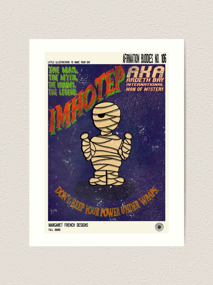 "Mummy Affirmation Card" Art Print by Pegasaurus-Rex | Redbubble