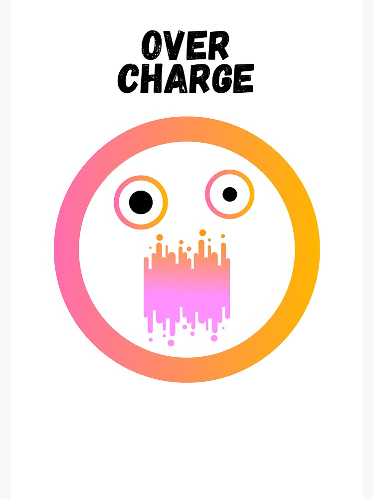 "Over Charge" Sticker by kylewilli101 | Redbubble