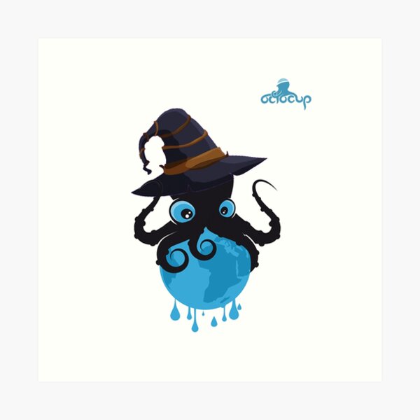Witch Octopus Art Prints | Redbubble