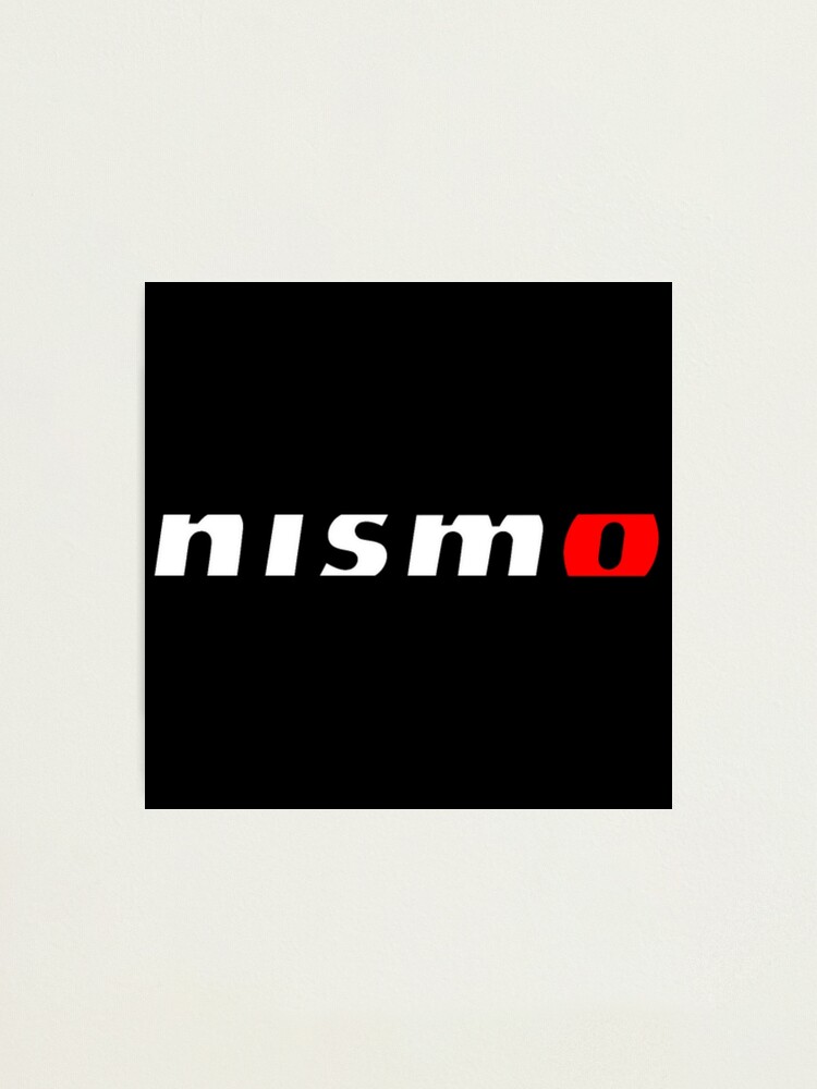 "Nismo White Logo" Photographic Print for Sale by kaq1586 | Redbubble