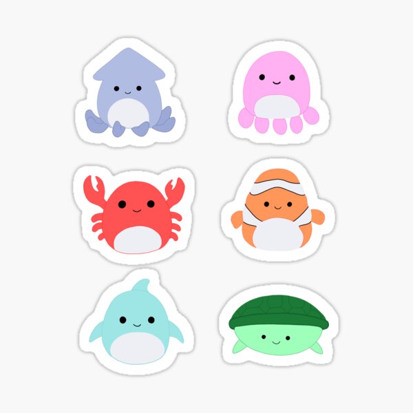 Paper & Party Supplies Paper Sets Red Squishmallow Sticker Pack etna.com.pe