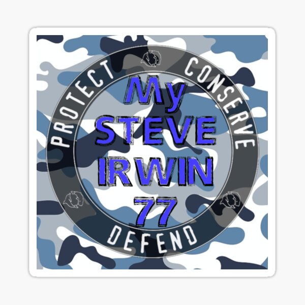 "Steve Irwin SeaShepherd Aussie" Sticker for Sale by thebeardedscot ...