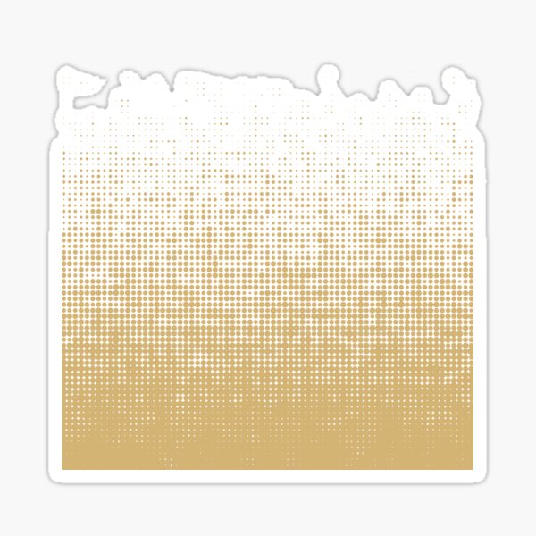 "gold Cyber Aesthetic pattern" Sticker by SpicyCherrys | Redbubble
