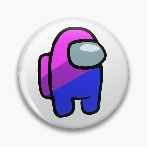 Among Us Bi Pins and Buttons | Redbubble