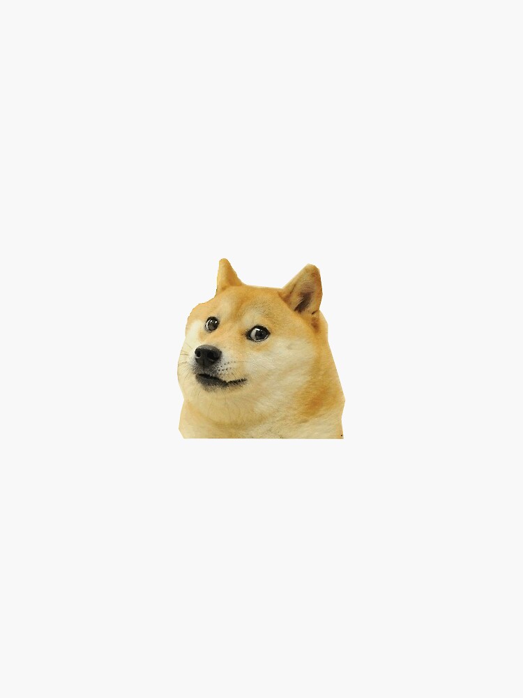 "Doge " Sticker for Sale by freestyle696 | Redbubble