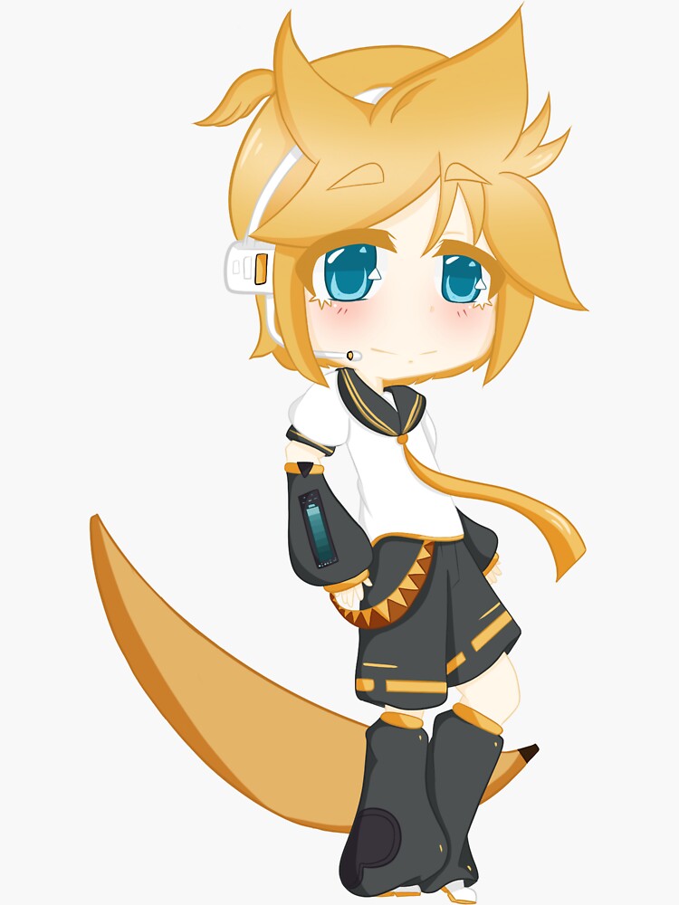 "kagamine len" Sticker for Sale by merrymecha | Redbubble