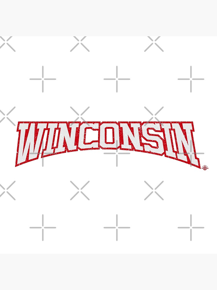 "Winconsin State Series Badger Red Graphic" Poster for Sale by ...