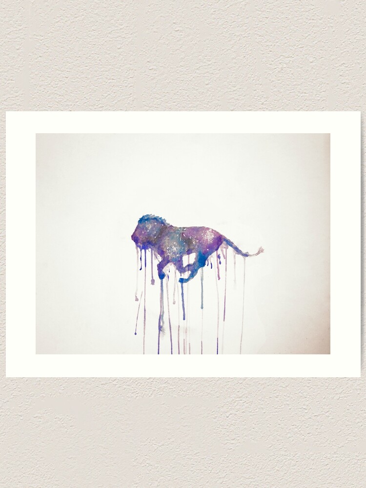 "Dripping Lion" Art Print for Sale by Spanatos | Redbubble