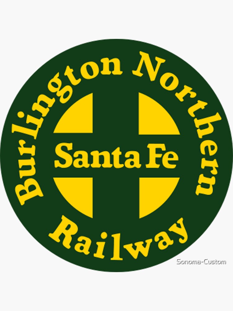 "BNSF Railway H1 "Pumpkin" Logo" Sticker for Sale by Sonoma-Custom | Redbubble