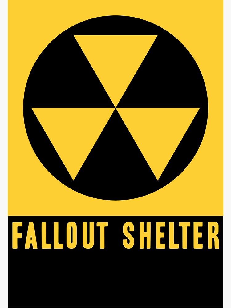 "Fallout Shelter" Sticker for Sale by FancyMatt | Redbubble