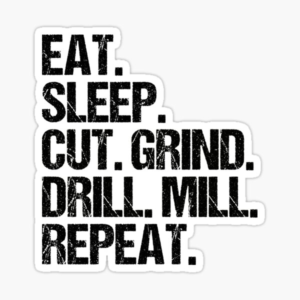 "CNC Machinist CNC Operator CNC Machine Gift" Sticker for Sale by ...