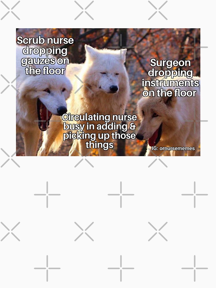 "Circulating Nurse picking up instruments on the Floor - Operating Room ...