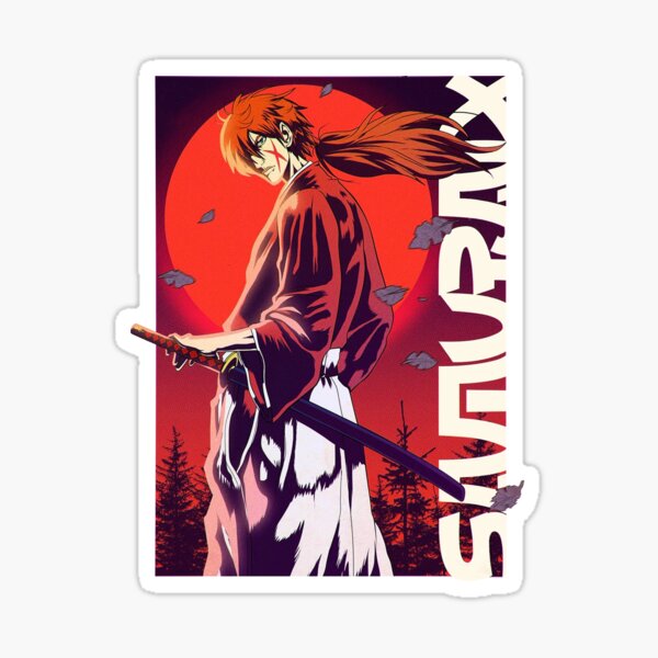 "Rurouni Kenshin, Samurai x" Sticker for Sale by Hendra17 | Redbubble