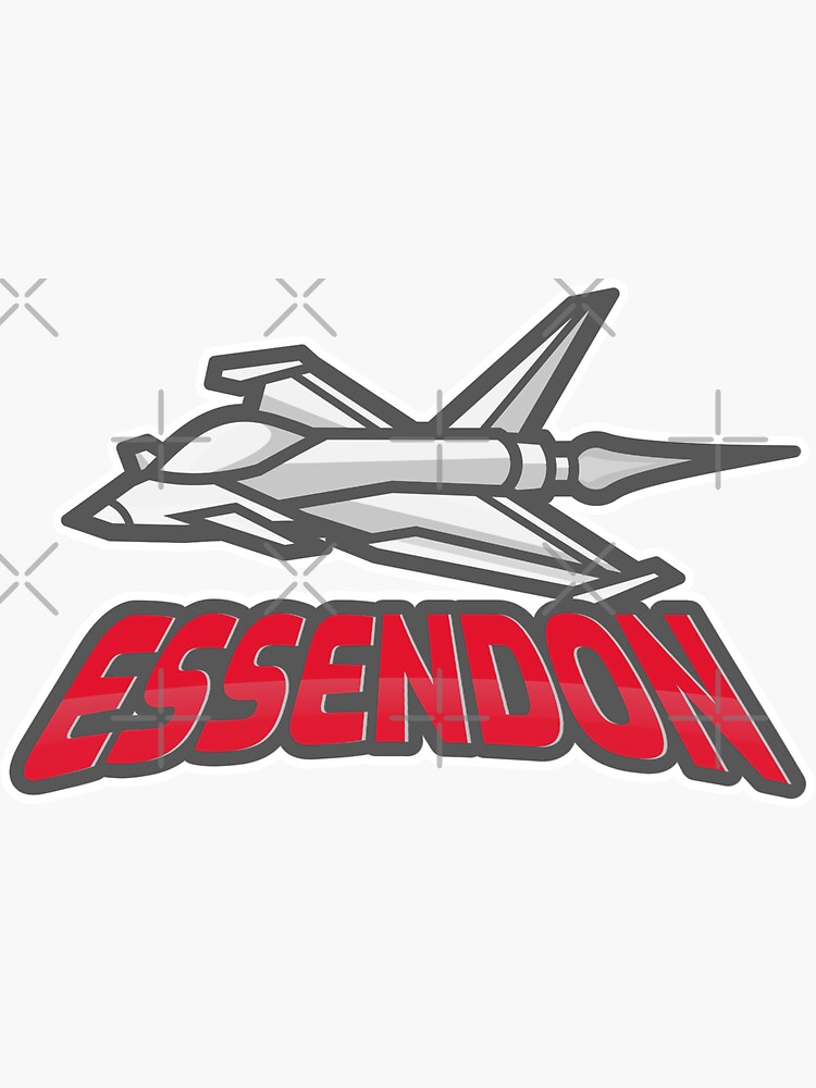 " AFL- ESSENDON" Sticker by developseeker | Redbubble