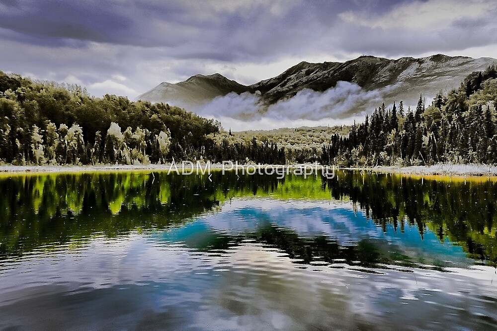 "Reflection - Anchorage, Alaska" by ADM Photography | Redbubble