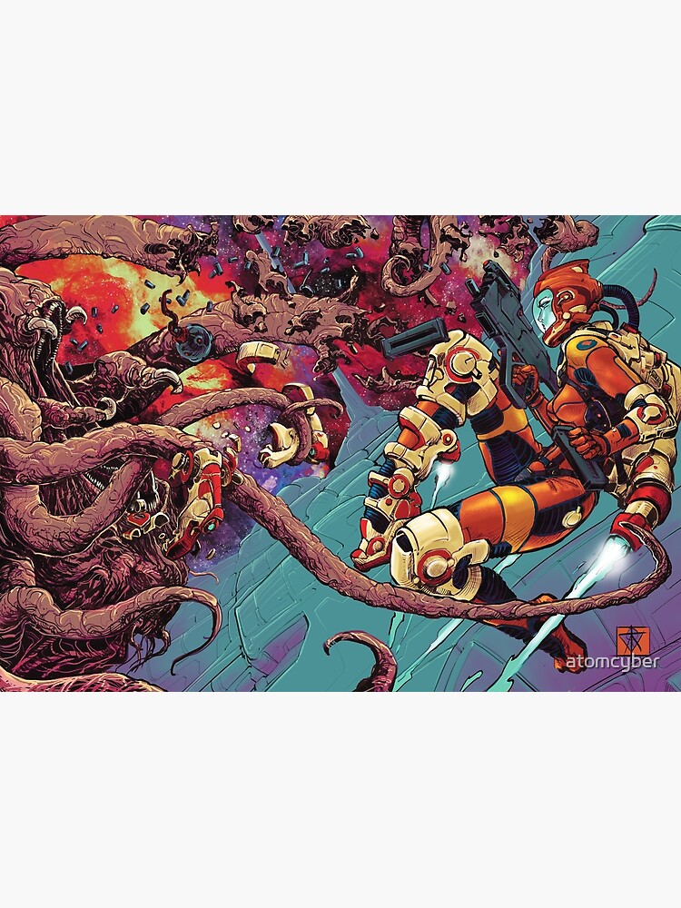 "Bad space encounter" Poster by atomcyber | Redbubble