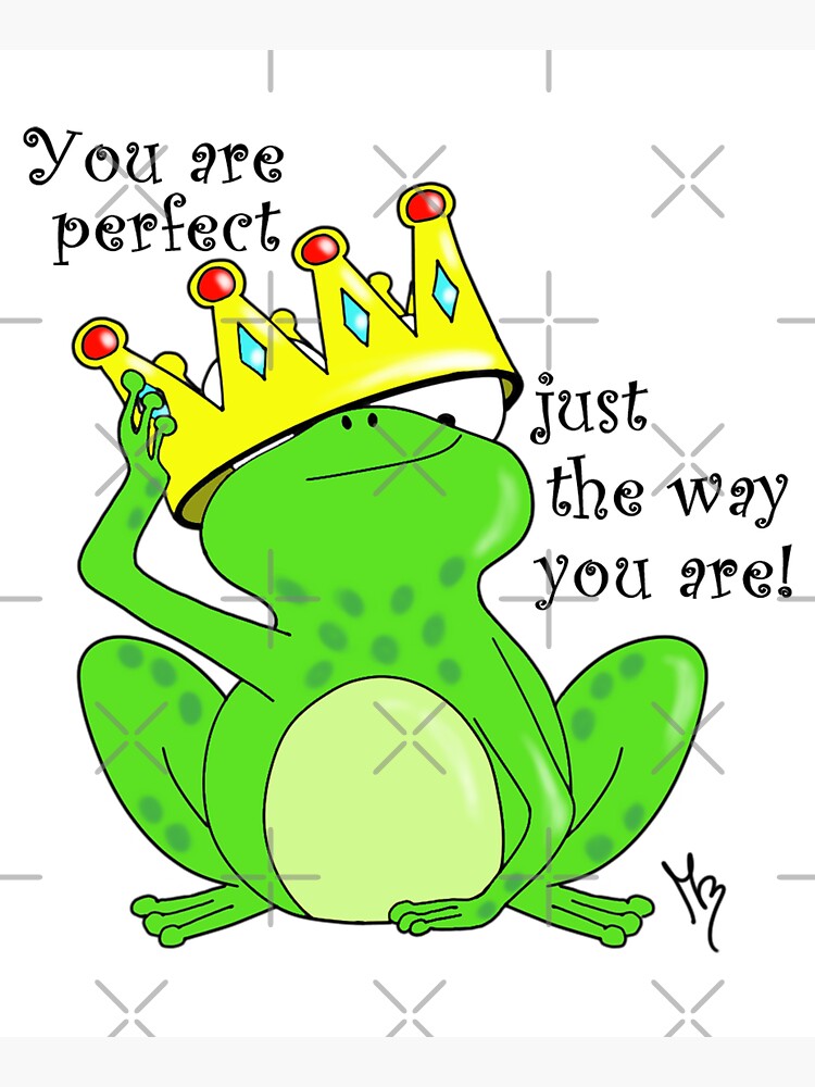 "Cartoon funny frog prince and inspiring quote" Tote Bag for Sale by ...