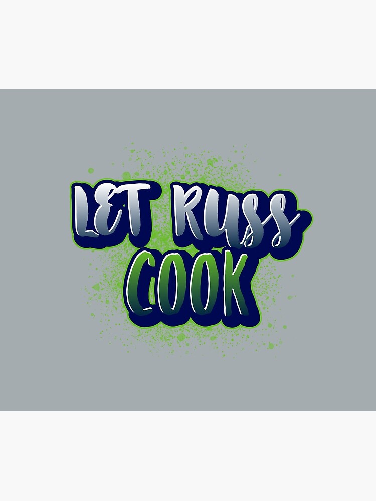 "Let Russ Cook Seattle Football Quarterback Number 3" Poster by ...