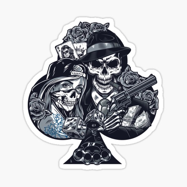"Vintage Chicano Tattoo" Sticker for Sale by popotamfriends | Redbubble