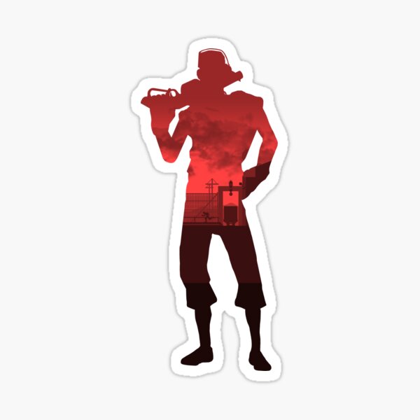 "Team Fortress 2 Red Scout" Sticker for Sale by AstriumArt | Redbubble