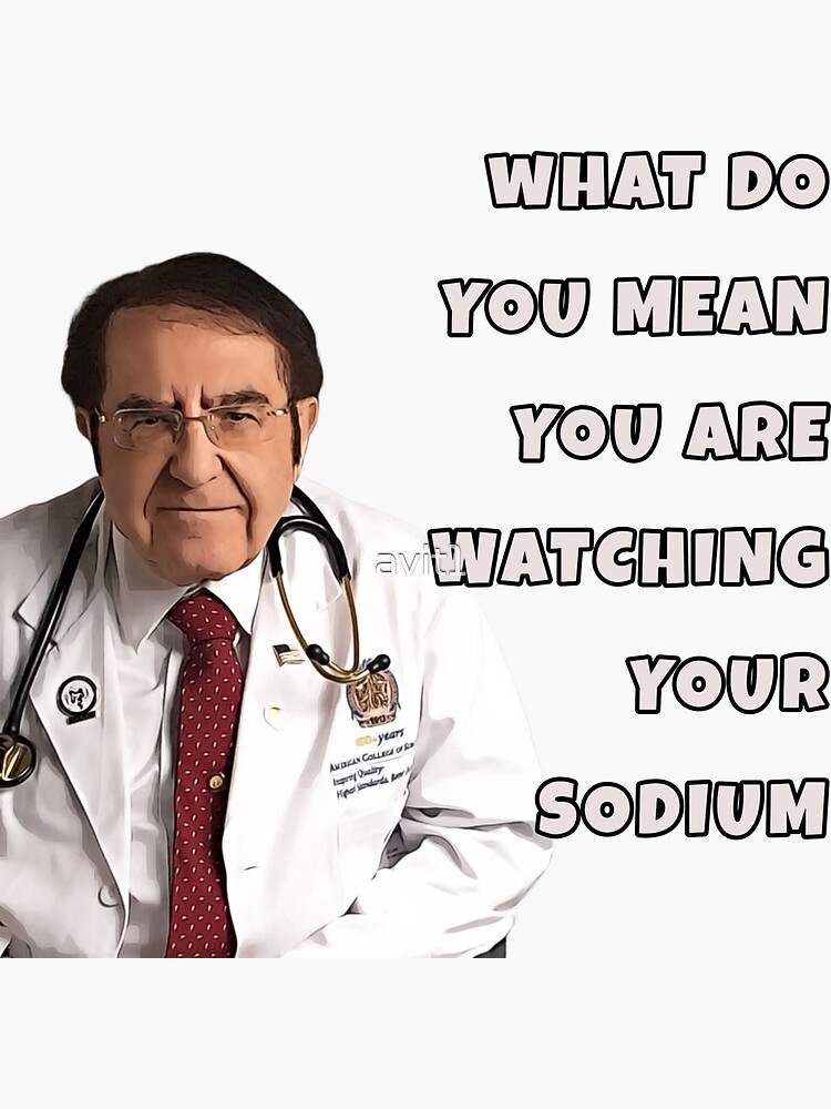 "Dr Now ORIGINAL Willow Days, Dr Now, Doctor Now Sodium " Sticker for ...