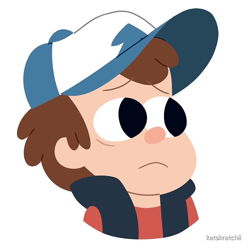 "Sad Dipper Gravity Falls" by katskratchii | Redbubble