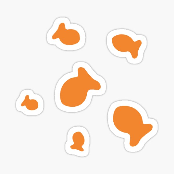 "Little goldfish" Sticker by dmariaa | Redbubble
