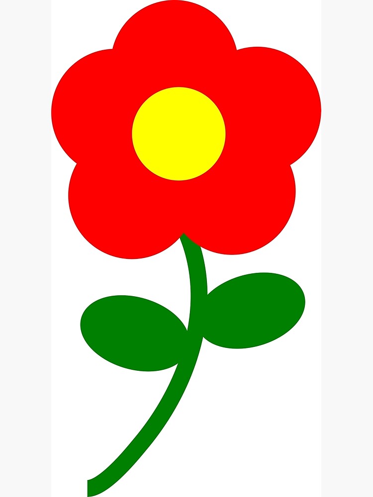"Simple flower" Poster for Sale by podFlourish | Redbubble