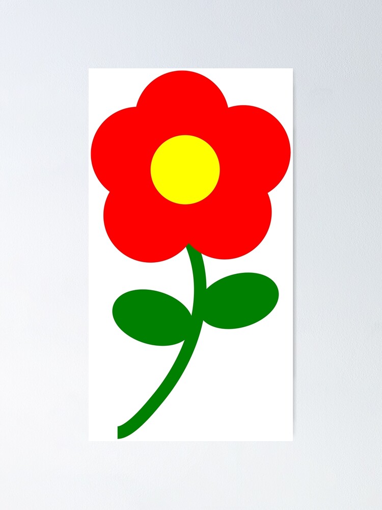 "Simple flower" Poster for Sale by podFlourish | Redbubble