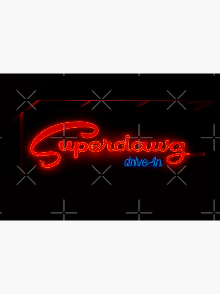 "Super Glow Superdawg" Sticker for Sale by Enzwell | Redbubble