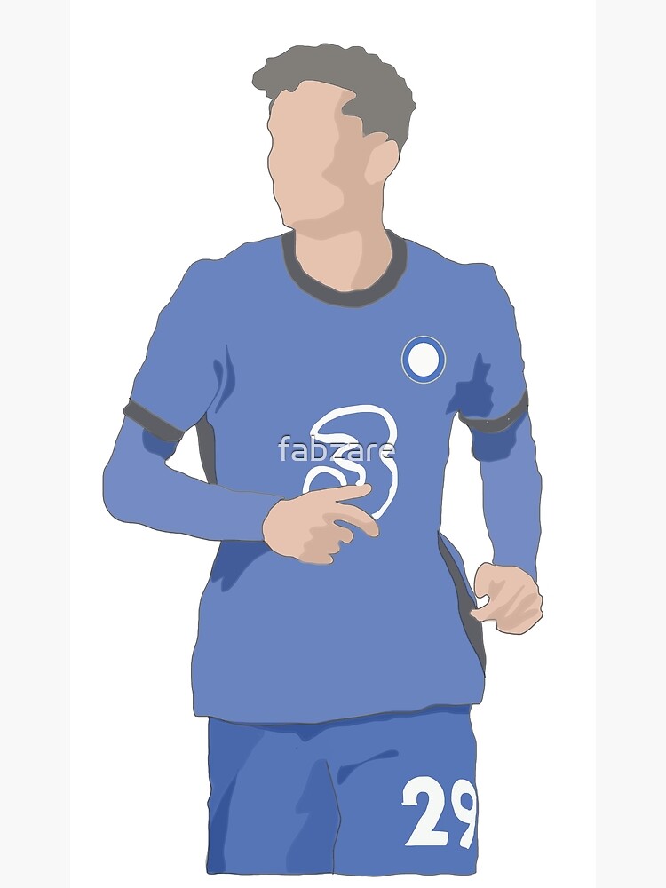 "Kai Havertz Chelsea" Canvas Print by fabzare | Redbubble