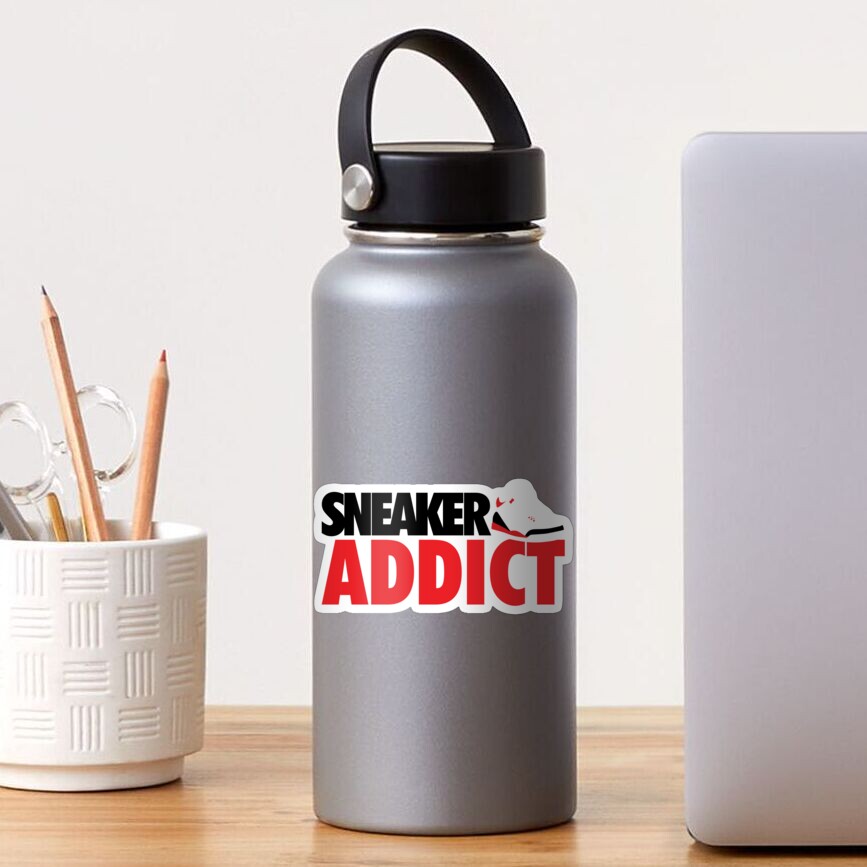"Sneaker Addict J3 Fire Red" Sticker for Sale by tee4daily | Redbubble